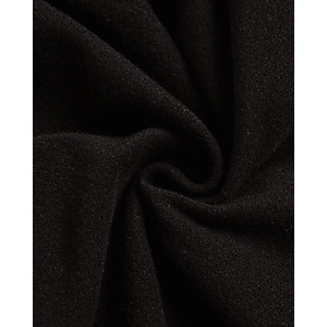 Sweet Hearts Girls' Fleece Sweatpants - 2 Pack Super Soft Athletic Performance Jogger Pants: Made in USA (7-16), Size 10-12, Black/Black