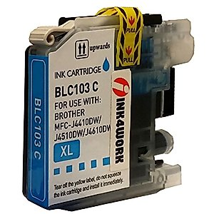 INK4WORK 24-Pack Compatible Replacement for Brother LC103XL LC-103XL Ink Cartridge DCP-J152W MFC-J245 MFC-J285DW MFC-J450DW MFC-J470DW MFC-J475DW MFC-J650DW MFC-J870DW MFC-J875D