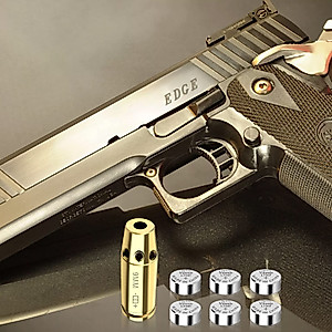 BemerforS Red Dot Bore Sight 9mm Laser Boresighter with 3 Sets of Batteries