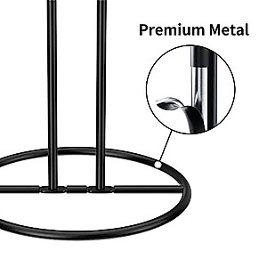 Simple Stand Up Paper Towel Holder Countertop – Easy One-Handed Tear Kitchen Paper Towels Dispenser for Standard Paper Towel Rolls,Magnetic Paper Towel Holders for Farmhouse,Bathroom,Kitchen Black