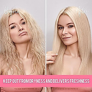 immetee 2 in 1 Shampoo & Conditioner for Wig, Soak & Rinse Wig Shampoo for Human and Synthetic Hair, Prolong Wig life. 300ml/10.1fl oz (For Natural Wigs)