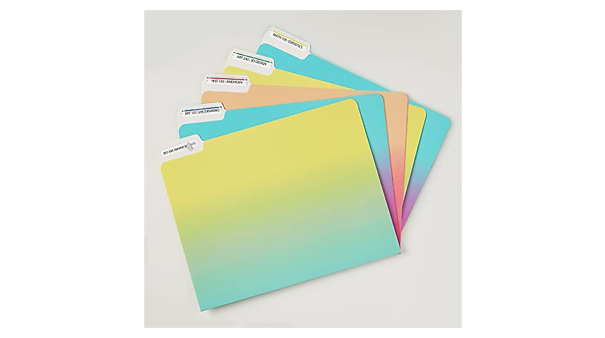 Avery Color File Folder Labels - 750 Pack for Easy Organization
