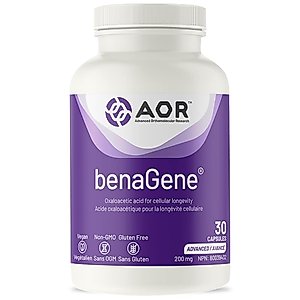 AOR, benaGene, Supports Healthy Aging, Energy and Longevity, Dietary Supplement, 30 servings (30 capsules)