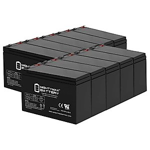 Mighty Max Battery 12V 8Ah Compatible Battery for APC SYBT5 UPS - 10 Pack