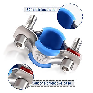 TOYMIS 2PCS Fix Sinking Office Chair, Office Chair Saver for Stop Sinking Solid Stainless Steel Adjustable Height Chair Saver Kit for Supporting The Chair in The Event Of a Cylinder Failure