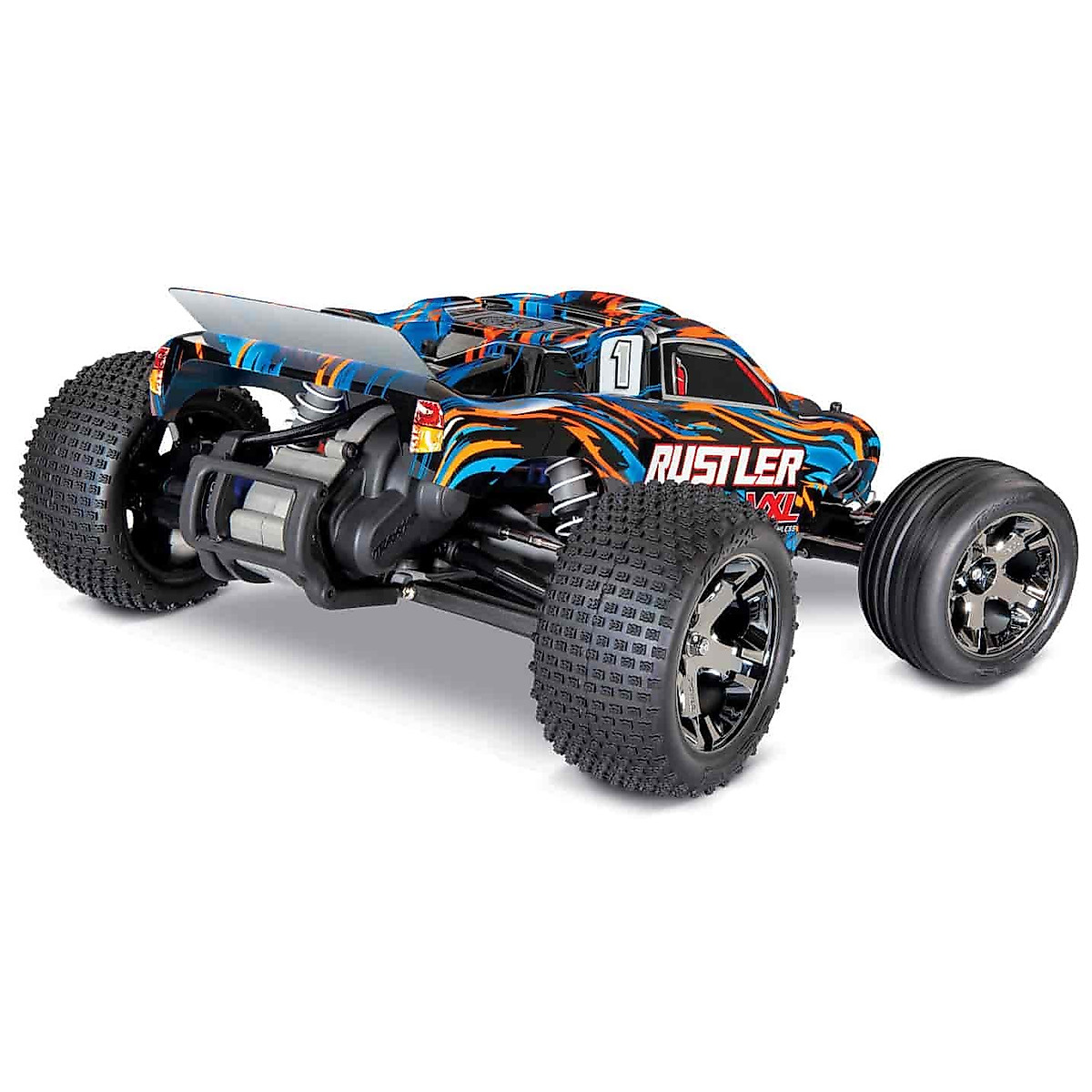 Traxxas 370764ORNG Rustler Vxl: 1/10 Scale Stadium T