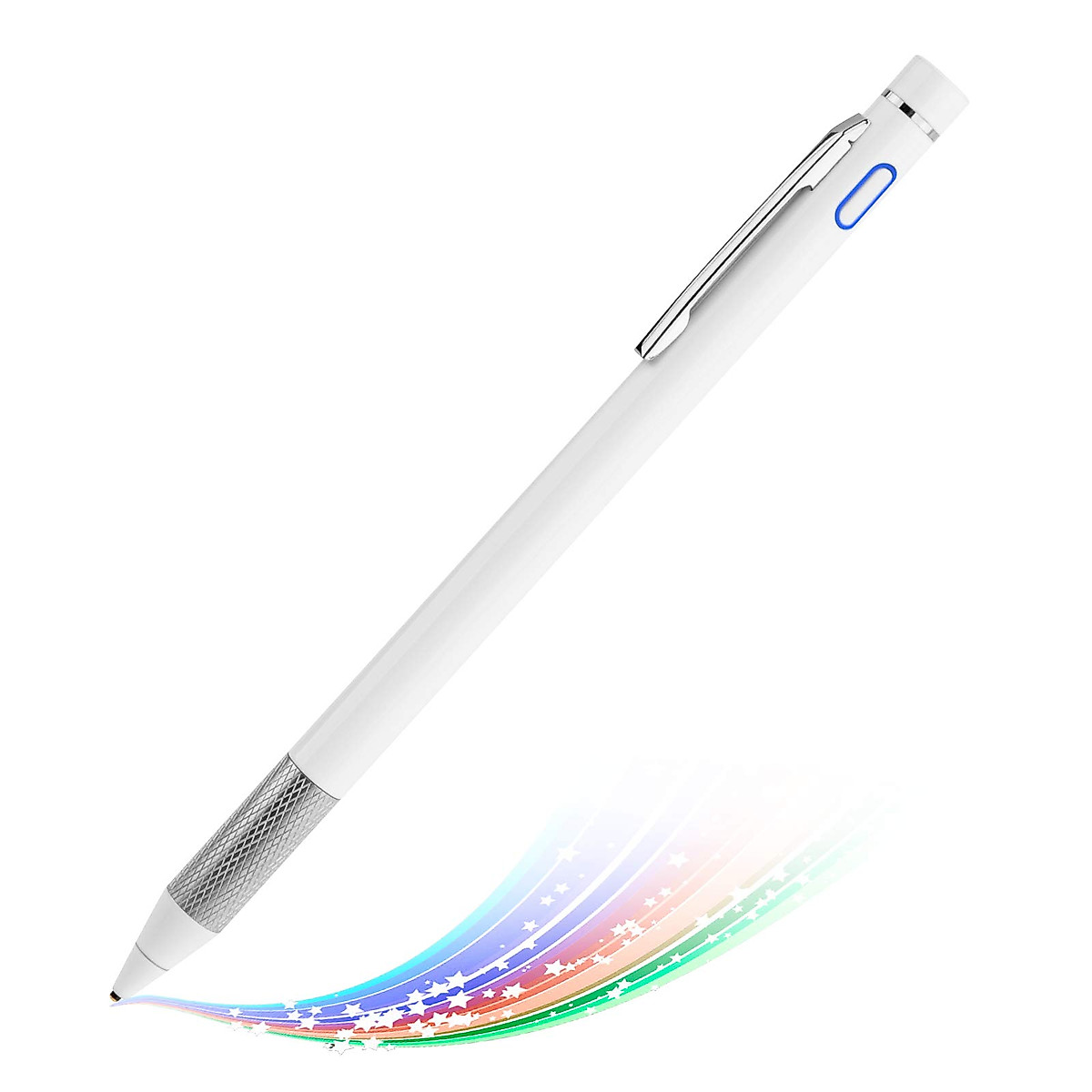 Pencil for Samsung Galaxy Tab A7 A8 A9 Stylus, Rsepvwy Active Digital Stylus with 1.5mm Ultra Fine Tip Stylus Pen for Samsung Galaxy Tab A7 A8 A9,White