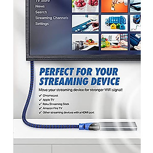 Ultra Clarity Cables High-Speed HDMI Extension Cable - 6 Feet 2 Pack - Male to Female - 4k HDMI Extender - 6ft