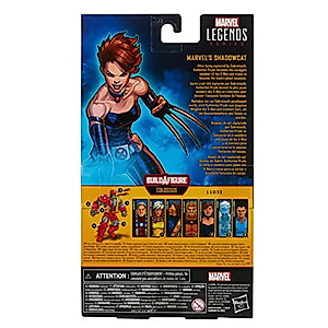 Marvel Hasbro Legends Series 6-inch Scale Action Figure Toy Marvel's Shadowcat, Premium Design, 1 Figure, 4 Accessories, and 1 Build-A-Figure Part