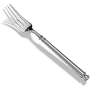 Dinner Forks,Manual Forged 18/10 Stainless Steel Silverware Forks,Modern Round Handle Cutlery Table Forks,Set of 4,Mirror Finish and Dishwasher Safe