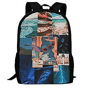 Cute Stitch Backpacks Cartoon Daypack Laptop Bag For Man Women Unisex College Office Picnic Travel Backpack