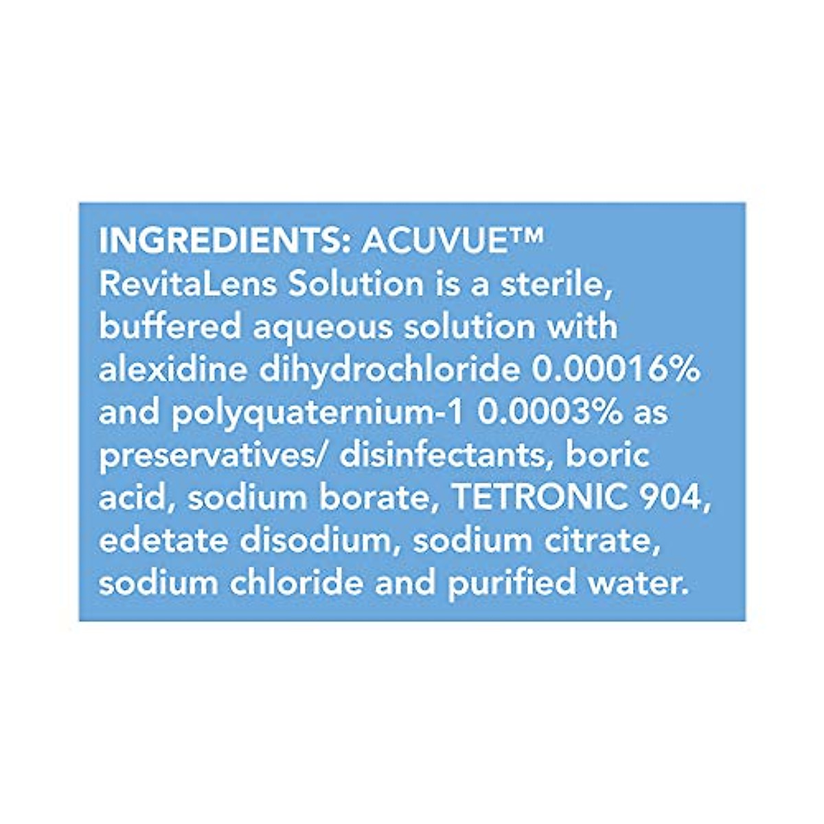 ACUVUE RevitaLens Multi-Purpose Disinfecting Solution 10 oz (Pack of 3)