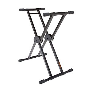 Roland KS-20X Spring Loaded Electronic Keyboard Stand, Double Brace , Black