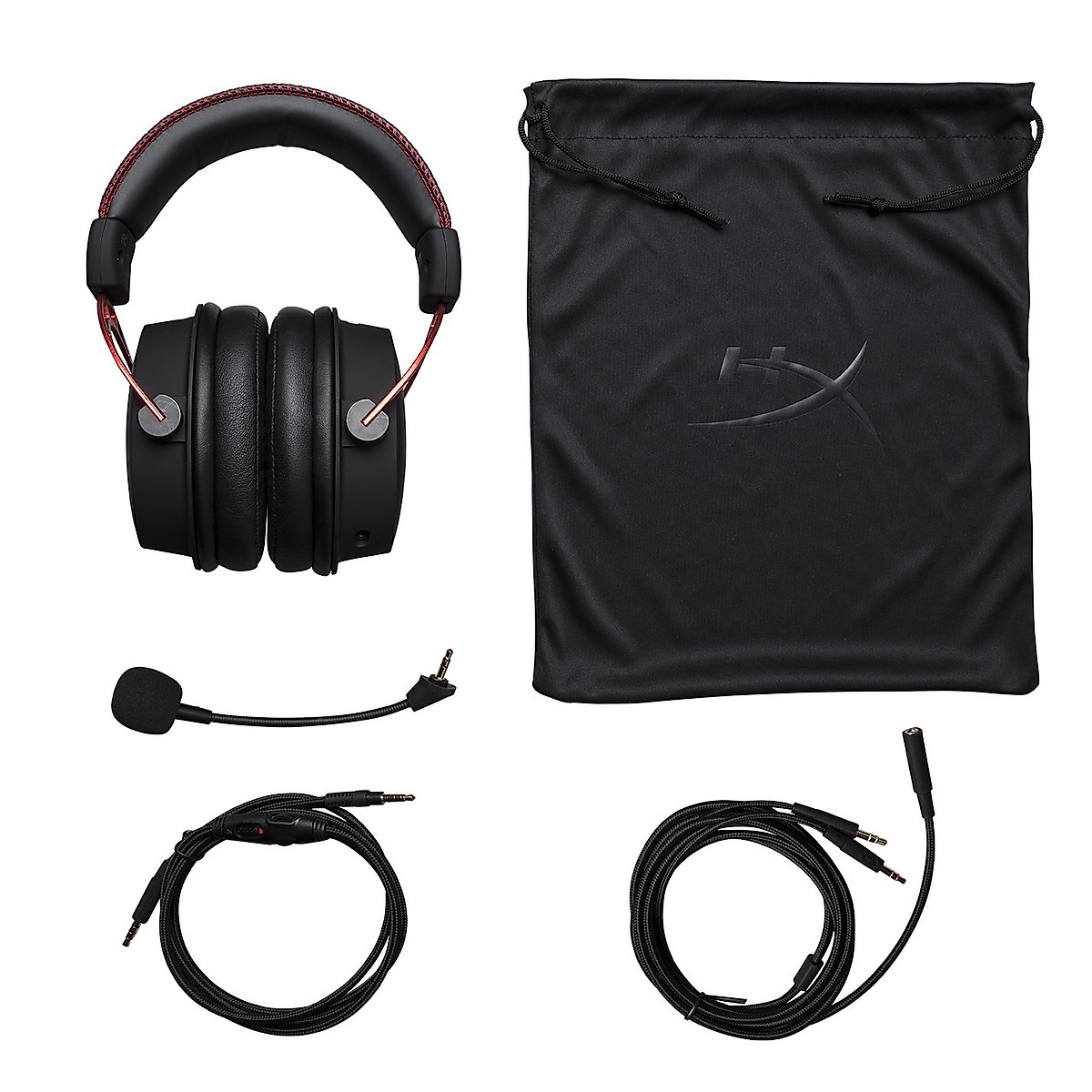 HyperX Cloud Alpha Gaming Headset - Dual Chamber Drivers and HyperX Amp USB Sound Card - Virtual 7.1 Surround Sound