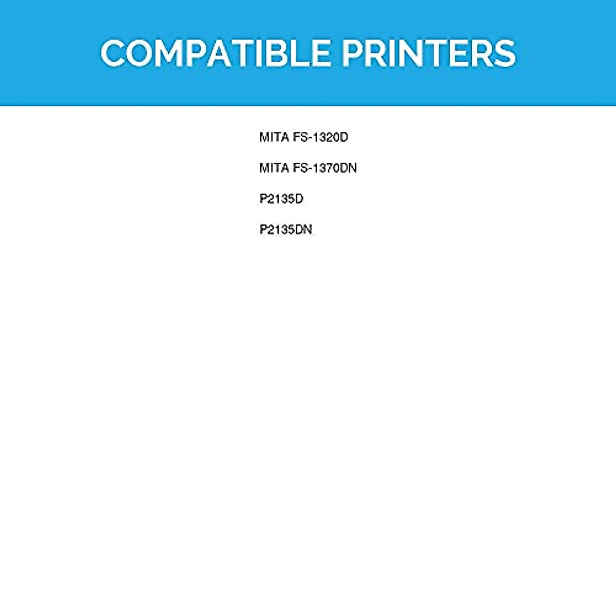 LD Products Compatible Toner Cartridge Replacement for Kyocera TK-172 (Black) Compatible with Kyocera-Mita: FS-1320D, FS-1370DN, Laser P2135d, and Laser P2135dn