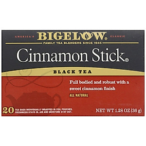 Bigelow Tea Black Tea Cinnamon Stick (2 Boxes 40 Total Bags)