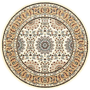 Unique Loom Narenj Collection Classic Traditional Repeating Pattern Green Area Rug (5' 0 x 8' 0)