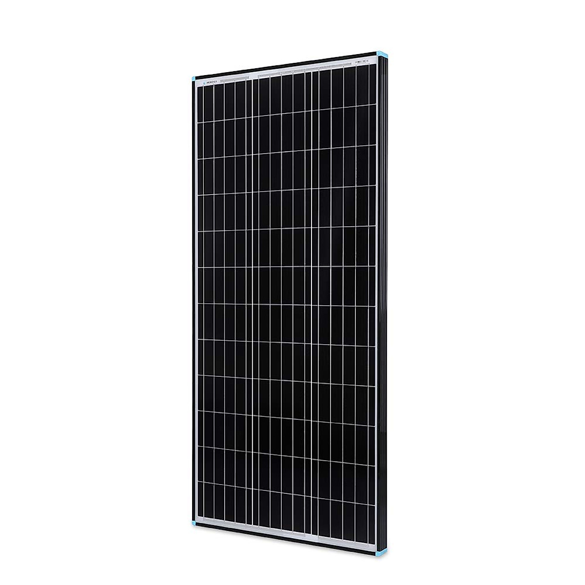 Renogy 100W Solar Panel 12 Volt Monocrystalline Sleek, Black Frame & Solar Panel Mounting Z Brackets Lightweight Aluminum Corrosion-Free Construction