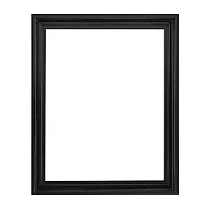 Creative Mark Illusions Floater Frame For 3/4" Deep Canvases - 16x20 Black- Set of 4, Ideal for Galleries & Home Decor - Wood Float Frame for Canvas Paintings- Complete Hanging Hardware