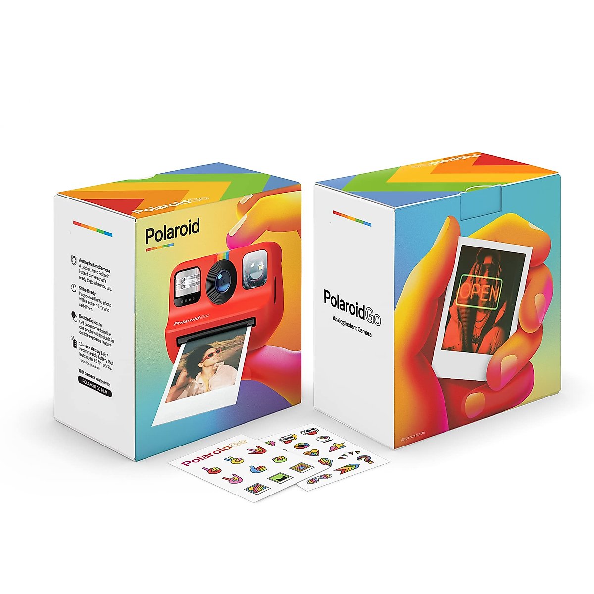 Polaroid Go Instant Mini Camera - Red (9071) - Only Compatible with Polaroid Go Film