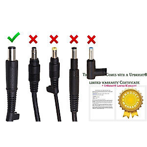 UpBright 19V AC/DC Adapter Compatible with HP Omni 120-1100 120-1034 120-1130 la 120-1333w 120-1123w 120-1124 120-1125 120-1135 120-1026 100-5158 100-5200z 24 All-in-One PC 24-10030 397823-001 Power