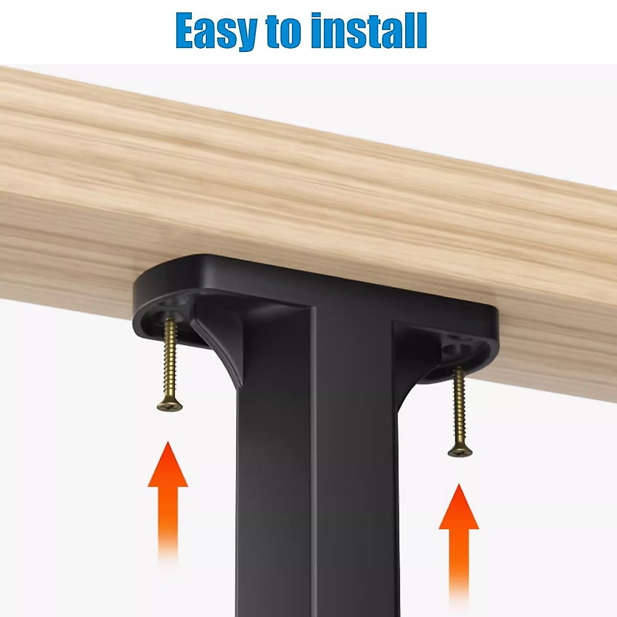 Tuklye Adjustable Bed Support Legs Bed Frame Center Support Leg for Bed Frame,Cabinet and Wooden Furniture 4PCS (7.1" ~ 13.4")