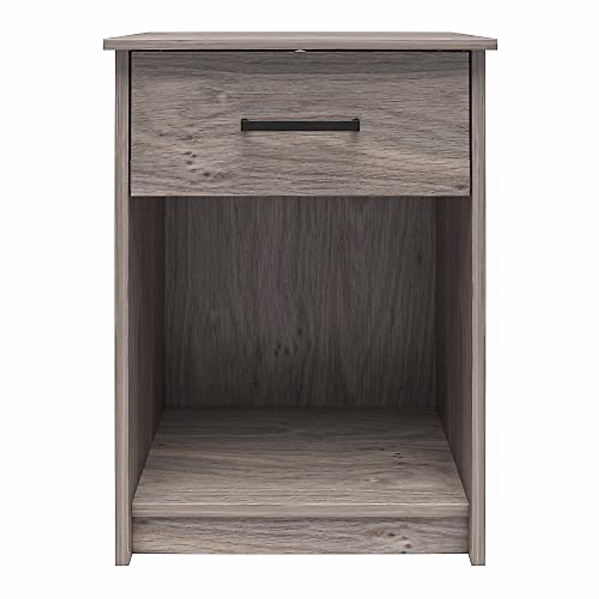 Ameriwood Home Edgewater Nightstand with Drawer, Grey Oak
