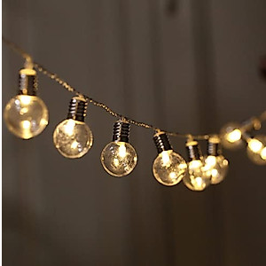 Outdoor Garden String Light 6.5M 30LED Solar Power Retro Bulb for Patio Backyard Porch Balcony Garden Home Party Decor