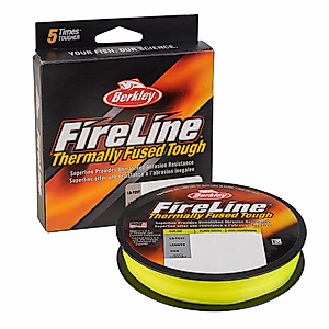 Berkley FireLine® Superline, Flame Green, 6lb | 2.7kg, 300yd | 274m Fishing Line, Suitable for Freshwater Environments