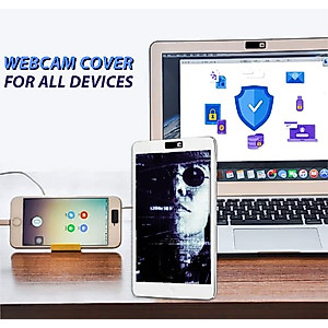 deal4you - Webcam Cover Slide, Ultra Thin Camera Blocker for Laptop, Pc, Computer, Phone, Tablet, Protect Your Privacy (Pack 6)