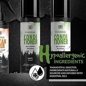 NO NONSENSE Conditioner 2-Pack (2x 8 Fl Oz) - EWG VERIFIED ™ - Organic - All Natural | Cruelty Free | Vegan. Free of harsh ingredients such as parabens and sulfates.