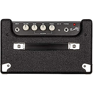 Fender Rumble 15 Bass Combo Amplifier Bundle with Instrument Cable and Austin Bazaar Instructional DVD
