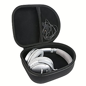 Khanka Hard Case Replacement for Audio-Technica Professional Studio Monitor Headphones Headset Headphone (black2)