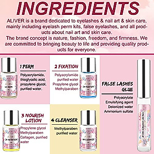 Lash Lift Kit, Professional Eyelash Lift Kit, Eyelash Extension Kit Long Lasting Wave Lash Curling for Home or Salon Use, Semi-Permanent Curling Eyelash Perm Kit for Beautify Your Lashes