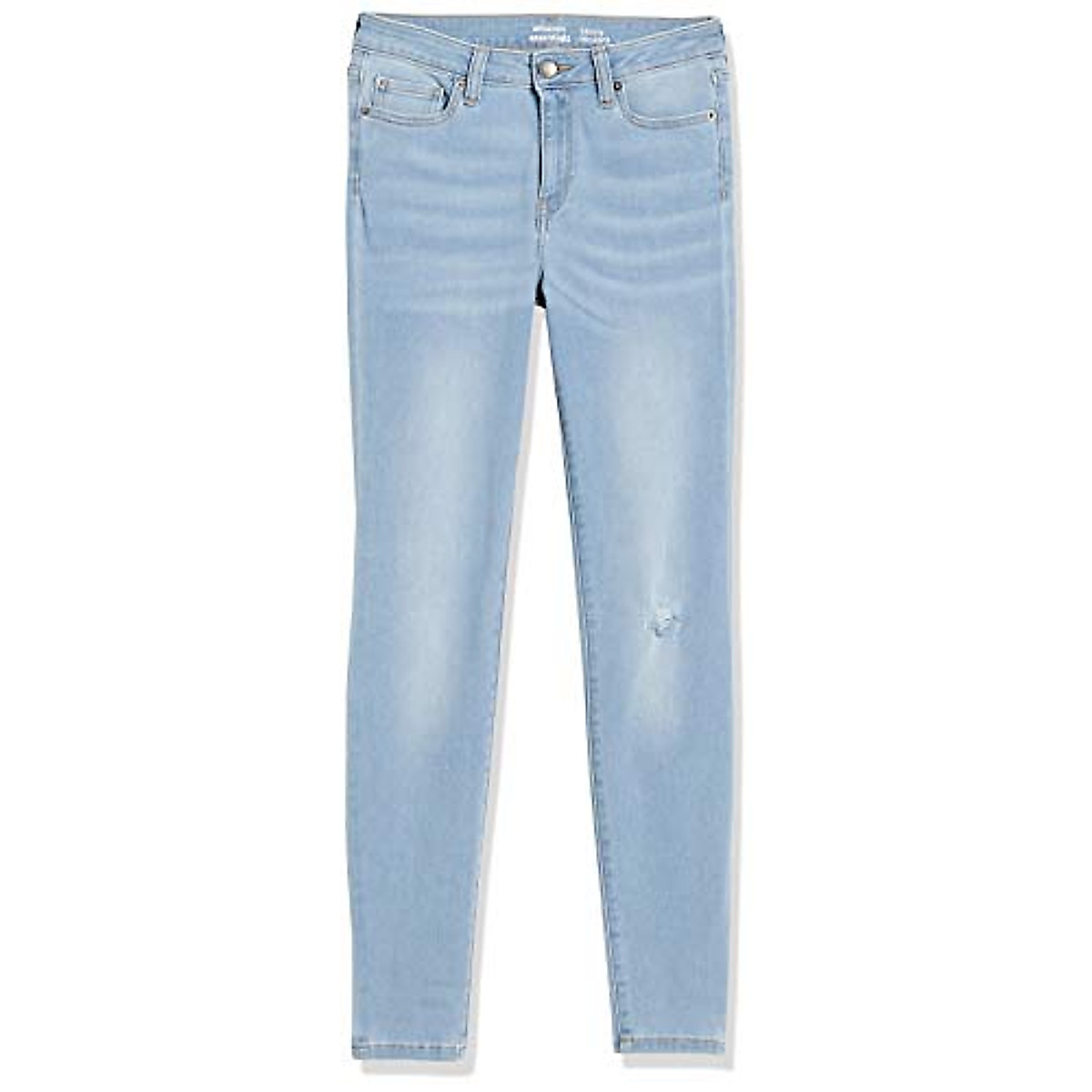 Amazon Essentials Women's Skinny Jean, Light Wash, 0 Short