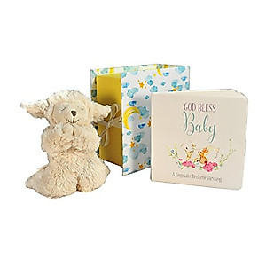 Tickle & Main Baby Praying Musical Lamb and Prayer Book Gift Set in Keepsake Box, Baptism Gifts for Girls & Boys