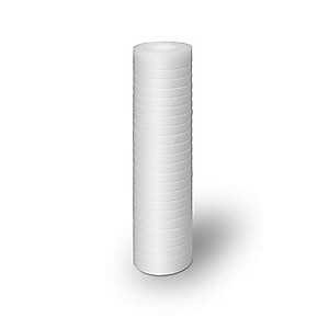 6 Grooved 5 Micron Sediment Water Filter Cartridges 10"x 2.5", Four Layers of Filtration, Removes Sand, Dirt, Silt, Rust, made from Polypropylene WELL-MATCHED with P5, AP110, WFPFC5002, CFS110, RS14