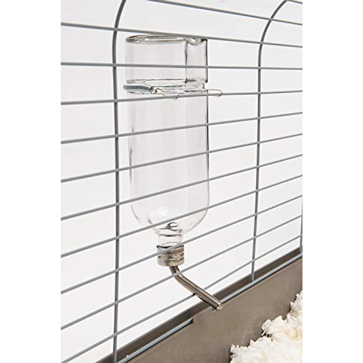 Lixit Chew Proof Flat Sided Water Bottles for Rabbits, Ferrets, Rats, Birds, Hamsters, Guinea Pigs, Chinchillas Gerbils and Other Small Animals. (26 Ounce (Pack of 1), Clear)