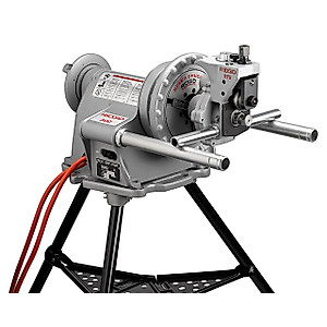 RIDGID 25638 975 Combo Roll Groover, Grooving Machine Mounts to RIDGID 300 Power Drive for Schedules 10, 40, and 80 Pipe, Chrome, Small