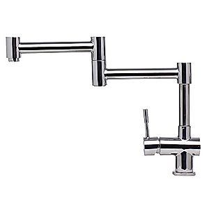 Alfi AB2038-PSS Kitchen Faucet, 12.13"H, Silver/Pewter