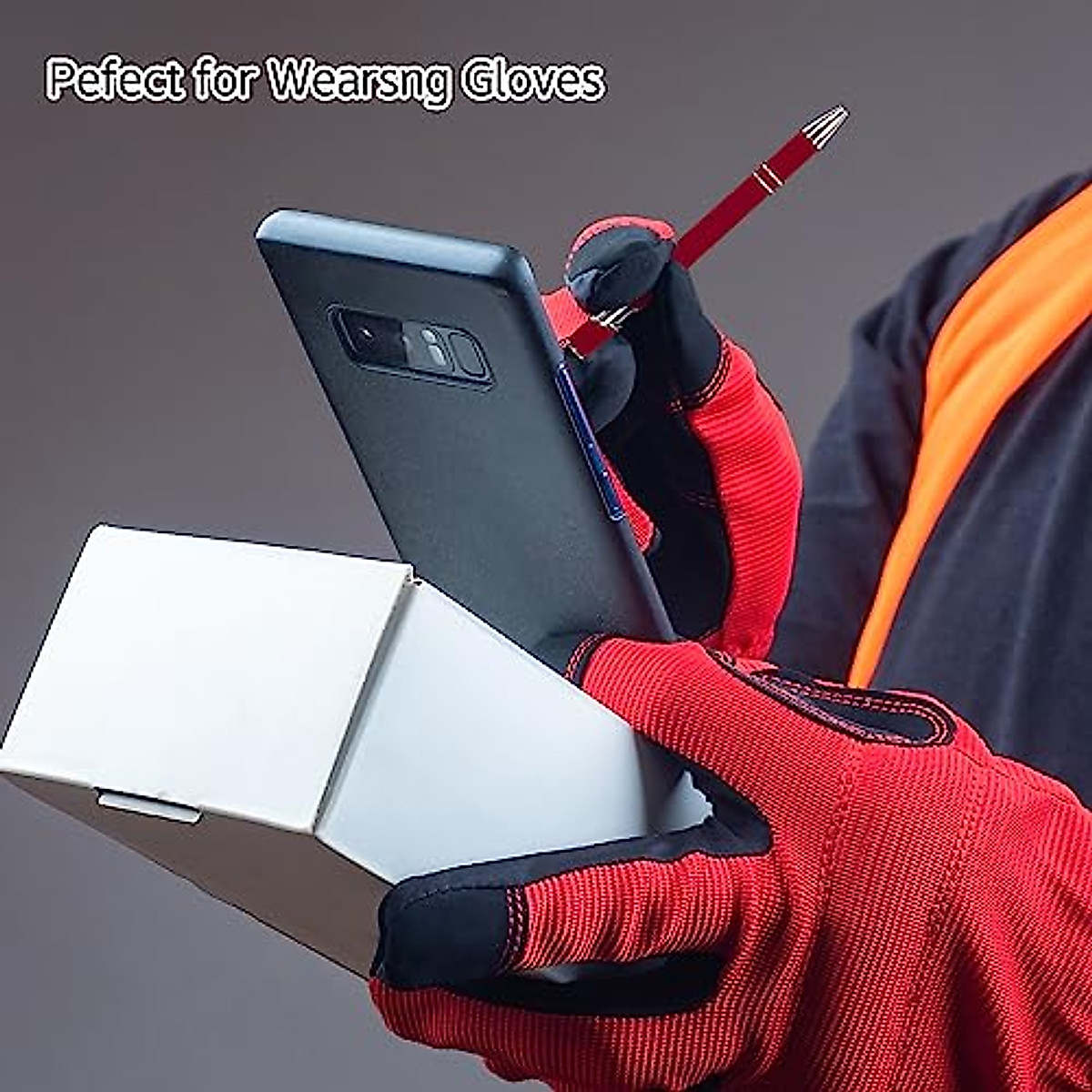 EOOUT 12pcs Ballpoint Pen with Stylus Tip, Soft Touch Click Metal Pen, Stylus Pen for Touch Screens, 1.0 mm Black Ink 12 Colors