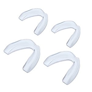 Mouth Guard for Grinding Teeth, Dental Guard, 2 Sizes 4 Pieces, Stops Bruxism Night Guard, Clenching Mouthguard
