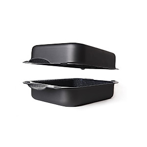 DaTerra Cucina Covered Roaster - With Natural Nonstick Ceramic Coating, Safe For StoveTop and Oven Use