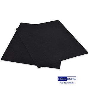 PUREBURG Replacement Filter Set Compatible with Coway AP-1512HH AP-1518 & AIRMEGA 200M Mighty Air Purifiers,H13 HEPA + 2 x Activated Carbon Pre-Filter Air Clean VOCs Odor