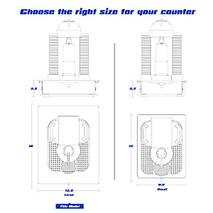 EVERIE Glass Drawer Holder Compatible with Nespresso Vertuoline Capsules, Compatible with 40 Big or 52 Small Vertuo Capsules, NP03-BL