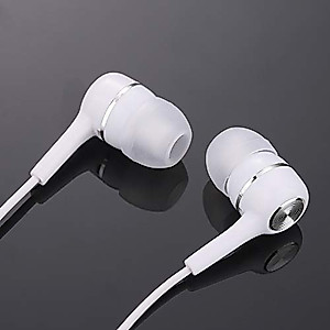 Yoley Bulk Earbuds Headphones 50 Pack for School Classroom Kids, Wholesale Durable Wired Earphones Class Set to Students Teens and Adult (White)