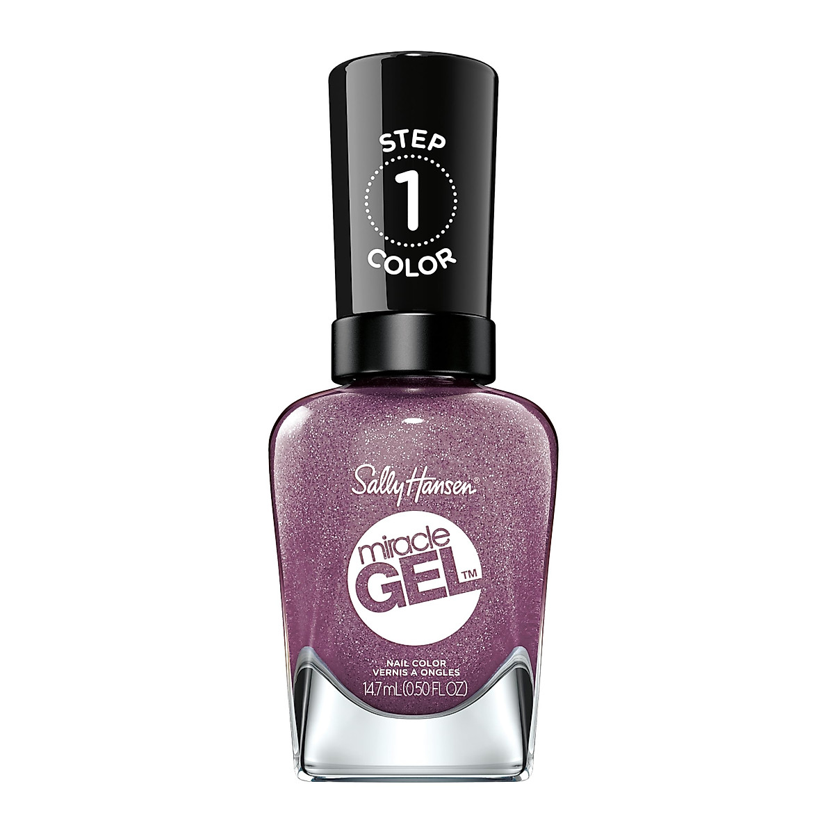 Sally Hansen Miracle Gel Nail Polish, Shade Metro Midnight #564