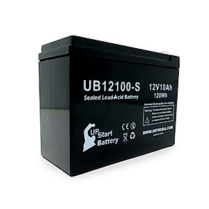 3 Pack Replacement for Schwinn S750 36 Volt Battery - Replacement UB12100-S Universal Sealed Lead Acid Battery (12V, 10Ah, 10000mAh, F2 Terminal, AGM, SLA)