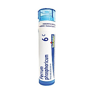 Boiron Ferrum Phosphoricum 6C, 80 Pellets, Homeopathic Medicine for Fever