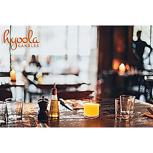 HYOOLA Clear Cup Filled Citronella Votive Candles - 12 Hour Burn Time - 12-Pack, Ideal Bug Repellent Candles, European Made